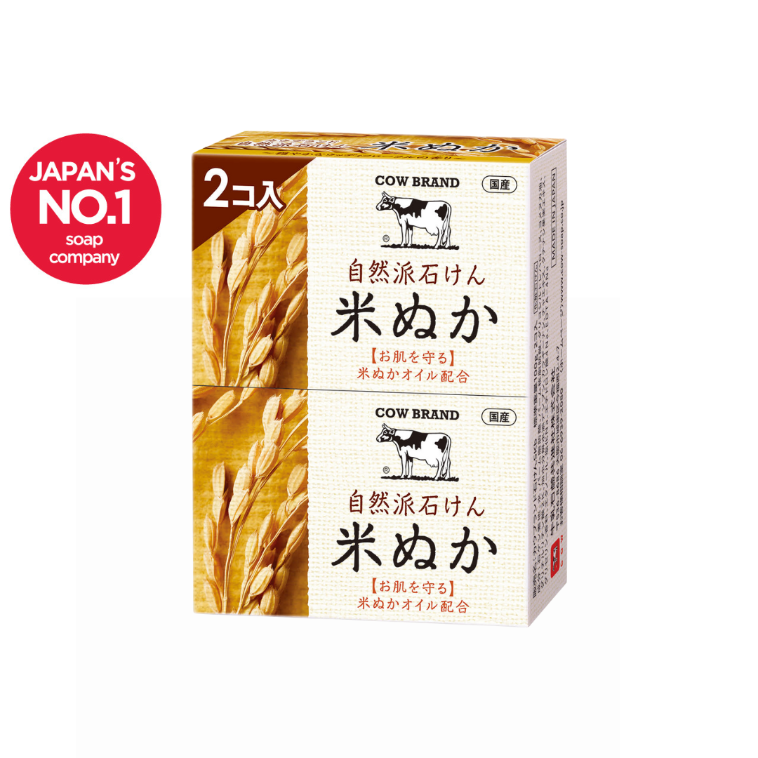 Cow Brand Rice Bran Soap 100 g x 2 pcs - Cow Style Indonesia - COW ...