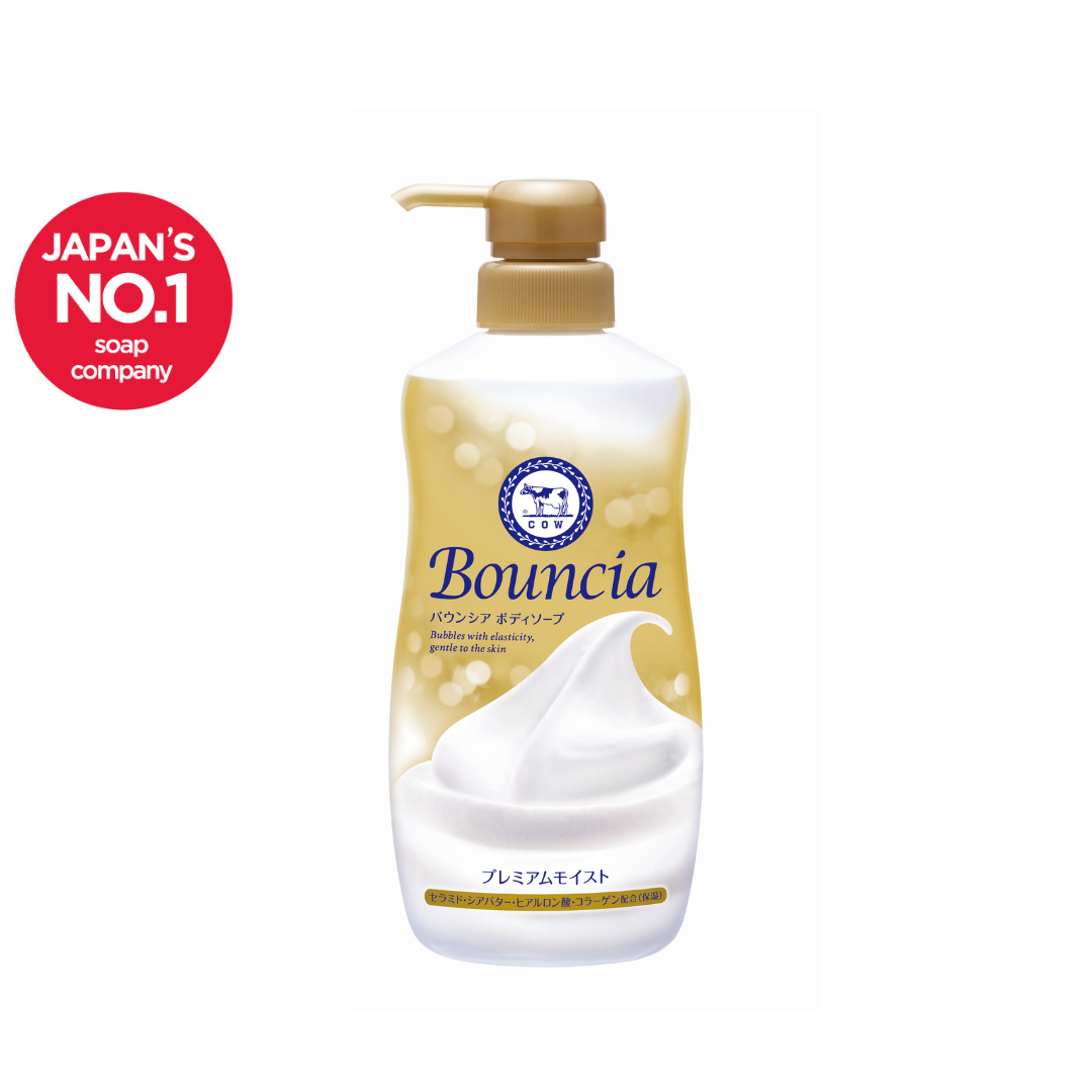 BOUNCIA Body Soap (Premium Moist) Pump 460 mL - Cow Style Indonesia ...
